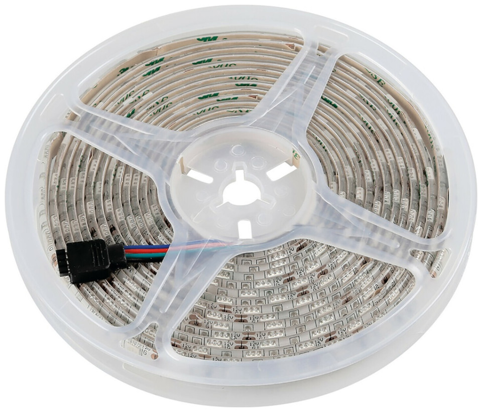 ΤΑΙΝΙΑ RGB 12V 350SMD LED ΕΥΚΑΜΠΤΗ ΜΕ ΑΥΤΟΚΟΛΛΗΤΗ ΤΑΙΝΙΑ 3M ΚΑΙ ΦΙΣ 4 ...