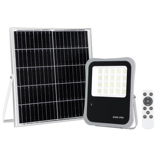 ΠΡΟΒΟΛΕΑΣ LED 200W SMD ΗΛΙΑΚΟΣ 4000K IP65 ΜΑΥΡΟΣ PLUS